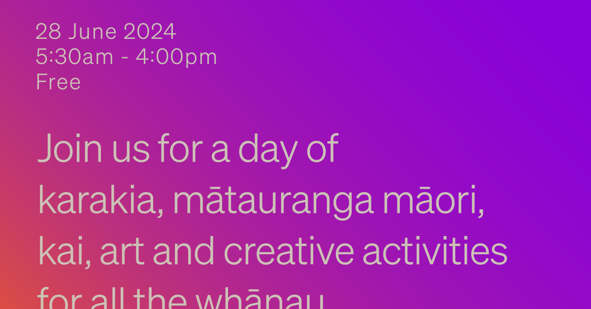 Puanga/Matariki 2024 - Wairau Māori Art Gallery